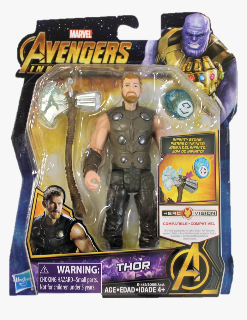 Infinity War Thor With Infinity Stone 6-inch Action, HD Png Download ...