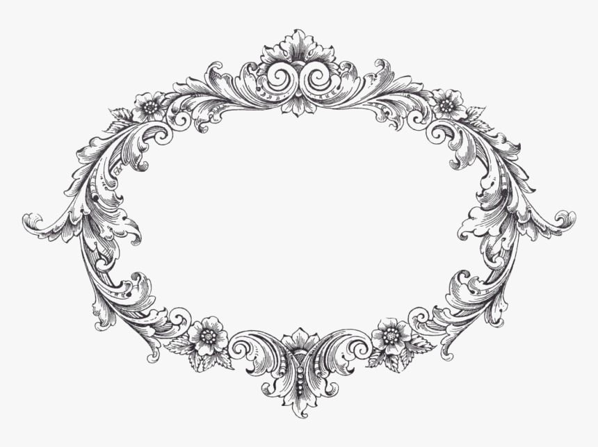 Black Vintage Frame Png Picture - Transparent Vintage Frame Png, Png ...