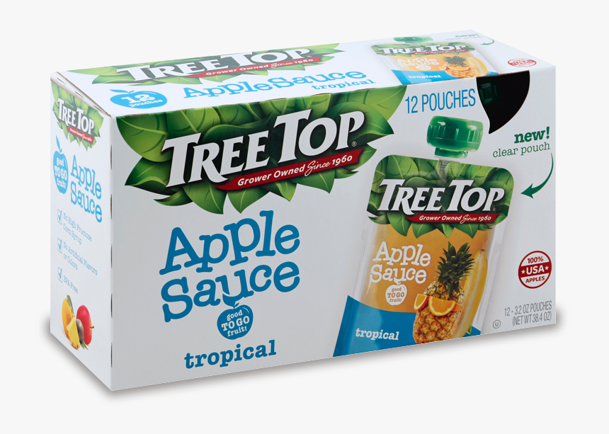 Tree Top Tropical Applesauce - Snack, HD Png Download , Transparent Png ...
