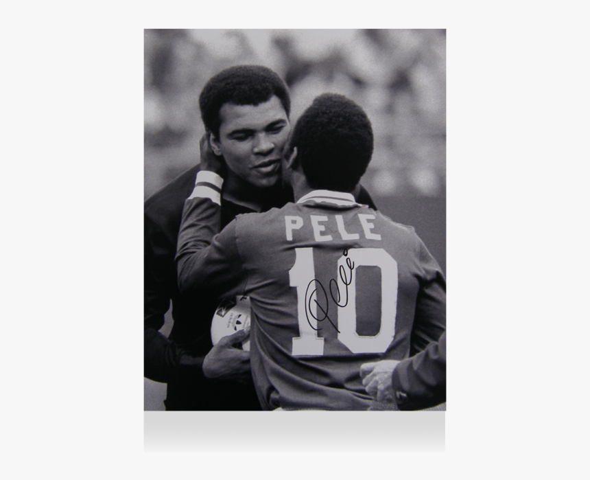 Pele Kissing Muhammad Ali, HD Png Download , Transparent Png Image ...