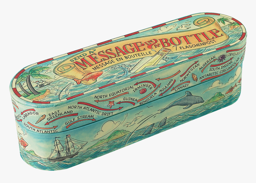 Message In A Bottle By Am Authentic Models - Canoe, HD Png Download ...