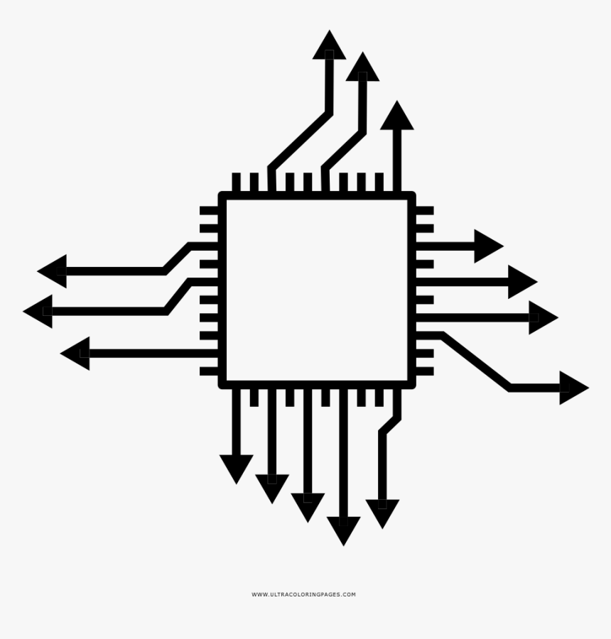 Computer Coloring Cpu Colorear Dibujo Colouring Computadora Preescolar ...