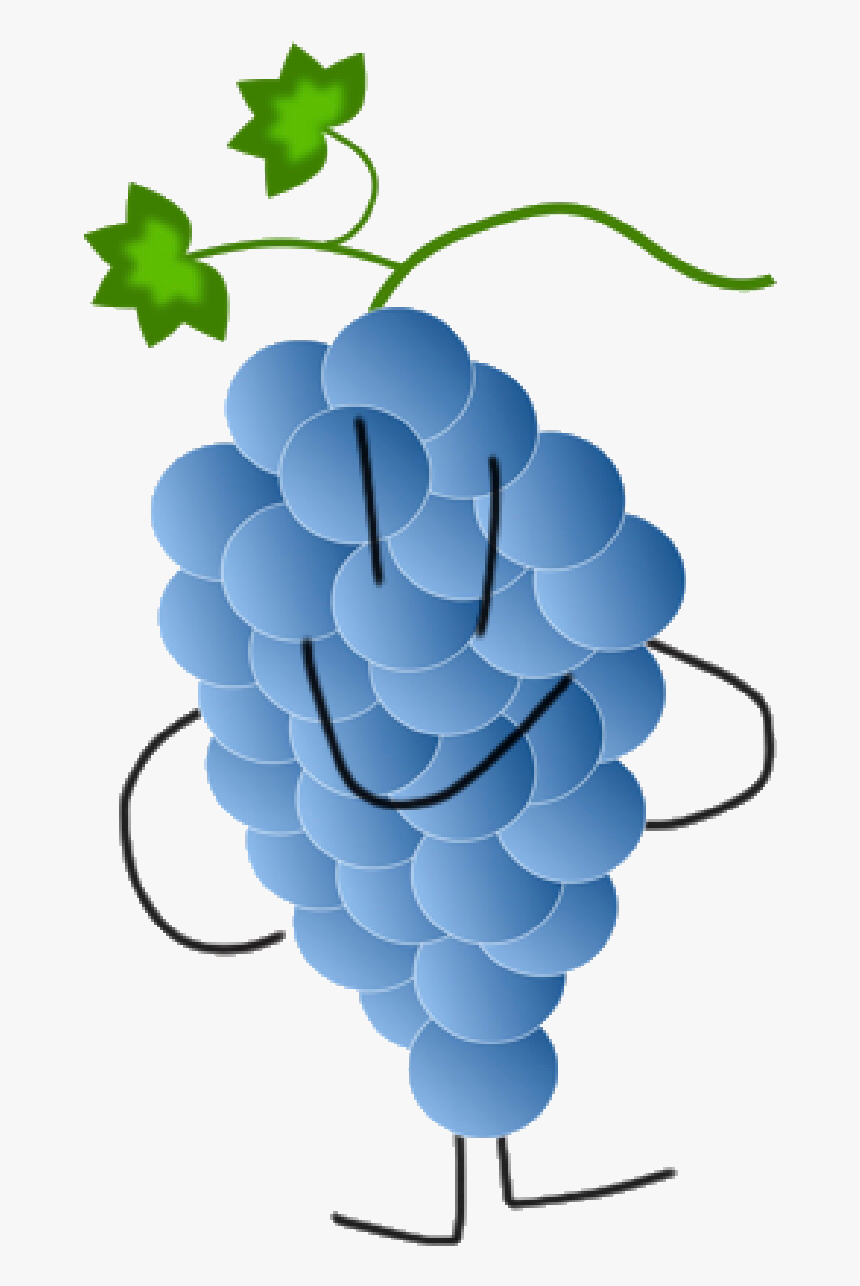 Big Blue Raspberry - Purple Color Grapes, HD Png Download , Transparent ...