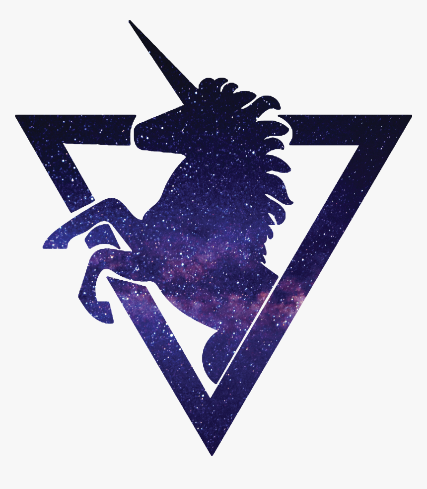 Unicorn Triangle Galaxy - Transparent Galaxy Unicorn Logo, HD Png ...