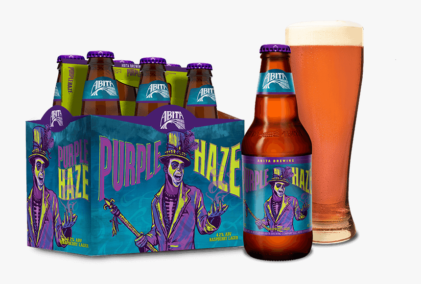 Purple Haze Lager - Purple Haze Raspberry Lager, HD Png Download ...