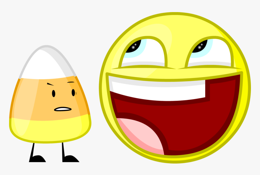 Candy Corn And Epic Face By Meleeobjects4 Clipart , - Cartoon, HD Png ...