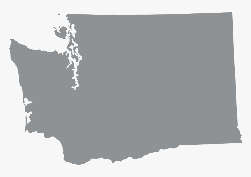 - Map Of Washington State , Png Download - Washington State No ...