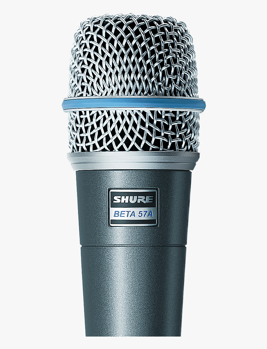 Shure Beta 57a Supercardioid Instrument Microphone - Sm8 Shure, HD Png ...