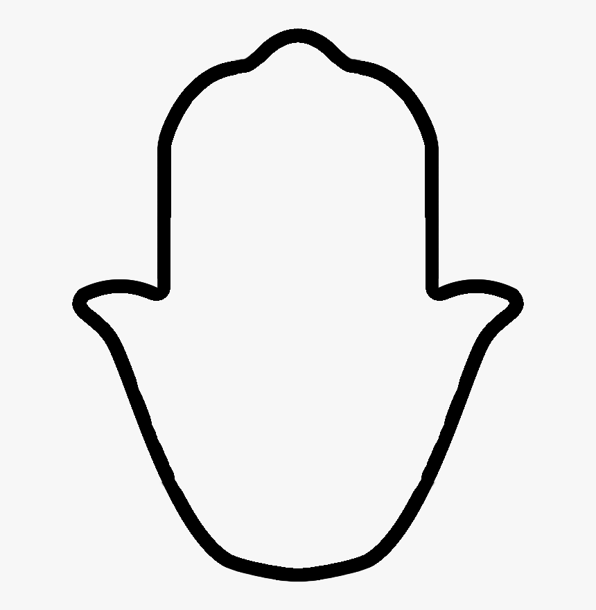Hamsa Outline Png