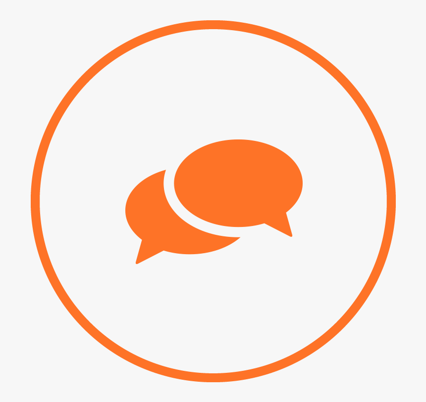 Conversation Circle Icon , Png Download - Conversation Icon In Circle ...