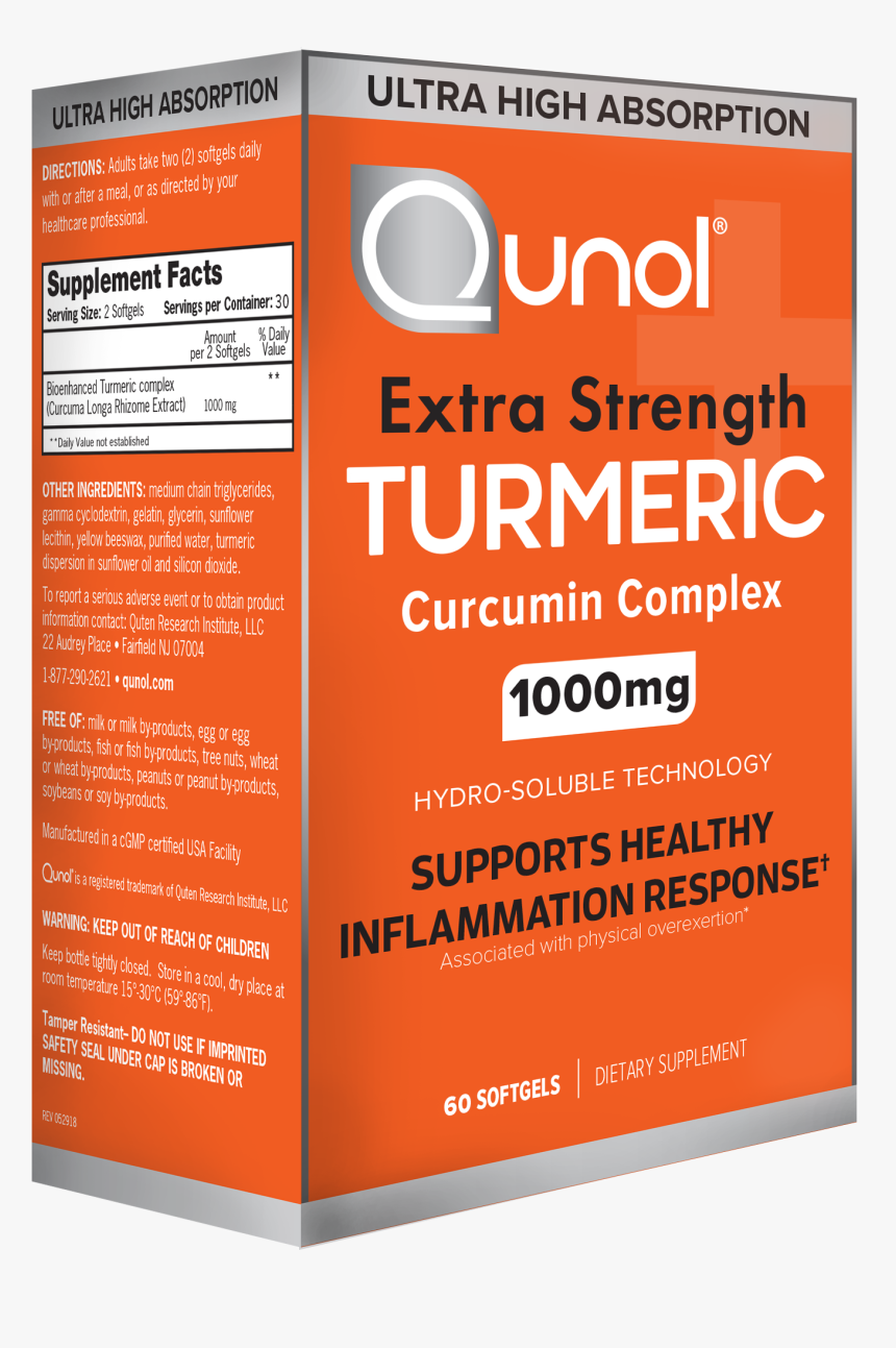 Qunol Turmeric 120ct, HD Png Download , Transparent Png Image - PNGitem