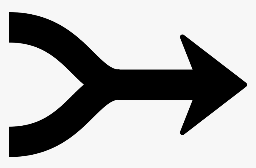 Arrow, Combine, Merge, Unify Icon - Merge Arrow Png, Transparent Png ...