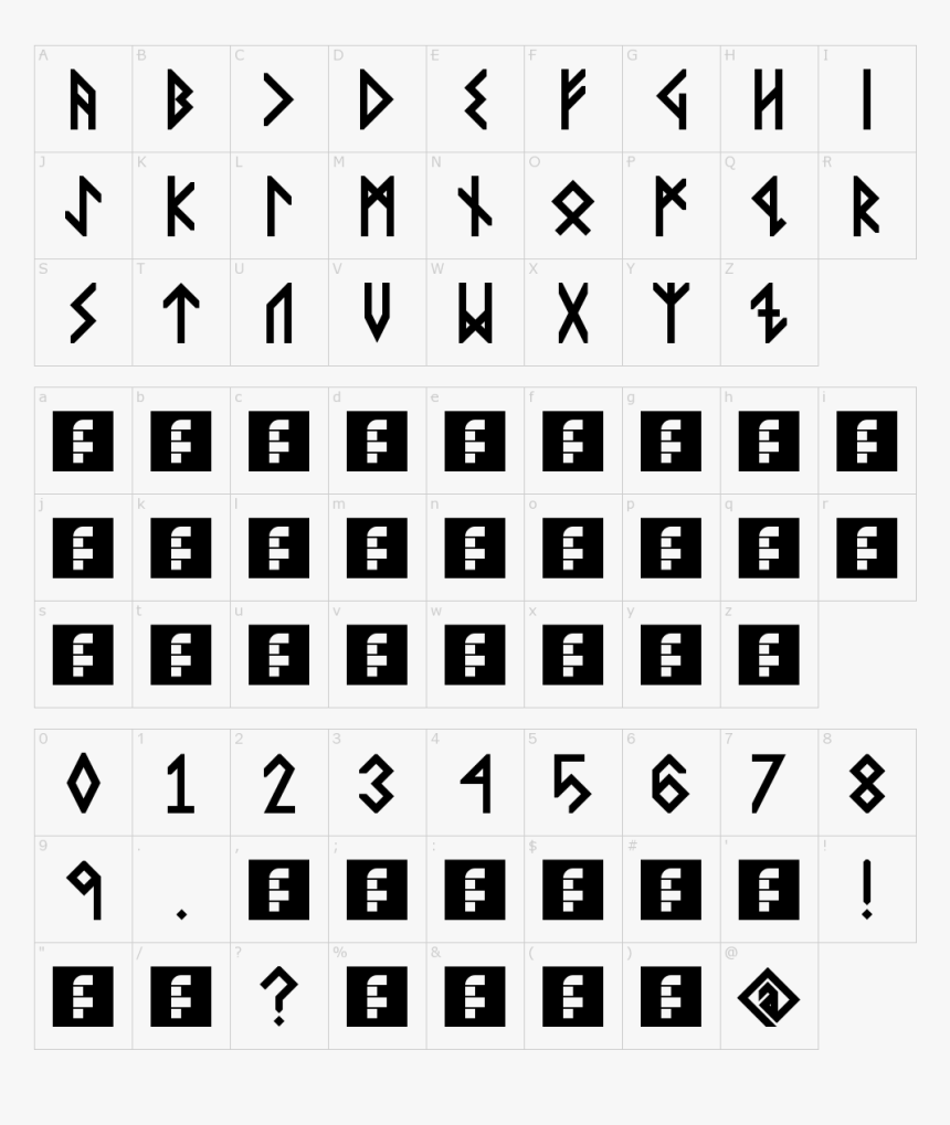 Viking Runes Font Download , Png Download - Font, Transparent Png ...