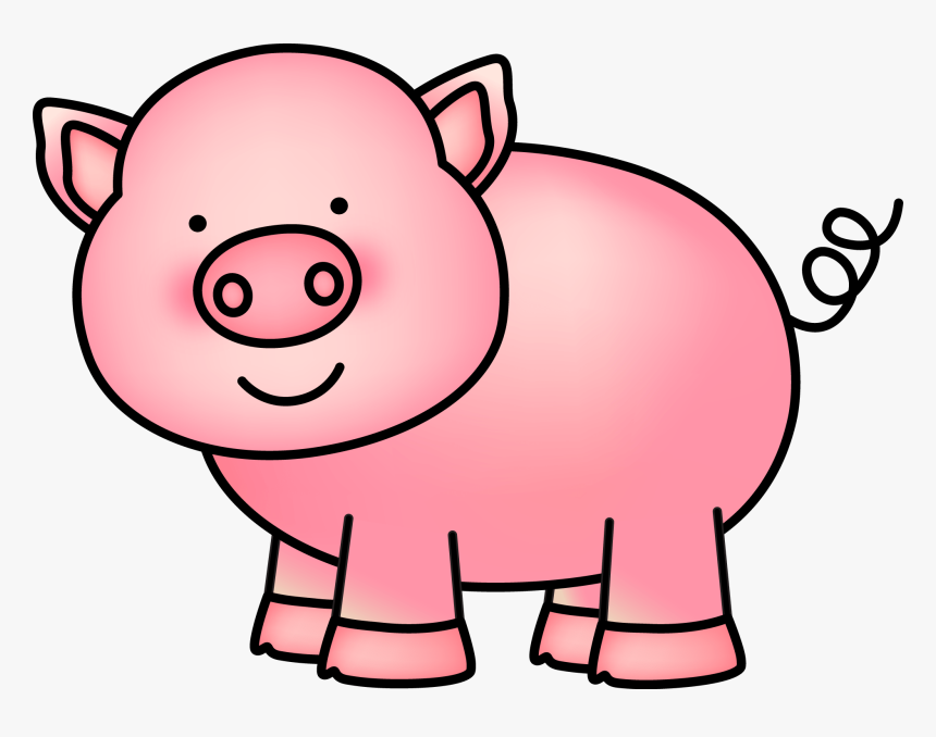 Skeleton Clipart Pig - Farm Animals Numbers, HD Png Download ...