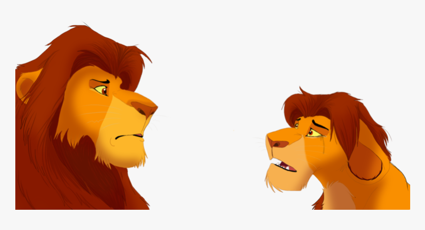 Simba And Mufasa Grown Up