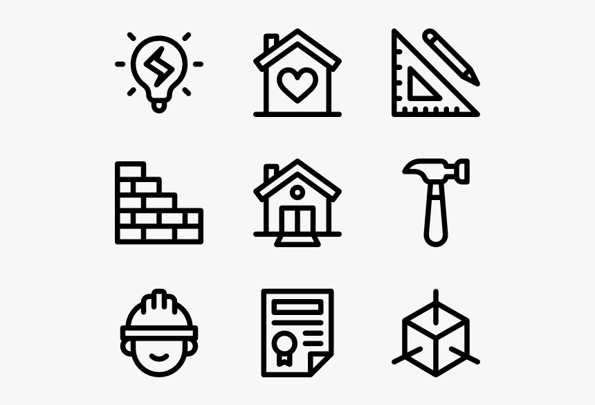 Architecture - Print Icons, HD Png Download , Transparent Png Image ...