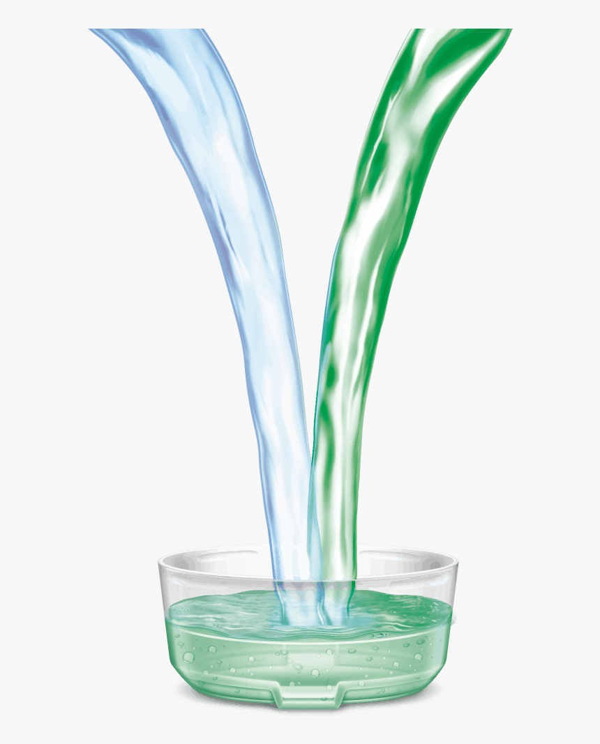 Solutions Being Poured Into Cup - Pouring Two Liquids Together, HD Png Download , Transparent ...