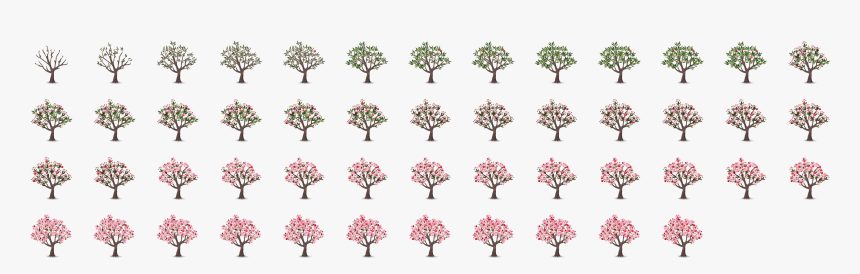 Plant Growing Sprite Sheet , Png Download - Plant Growing Sprite Sheet ...