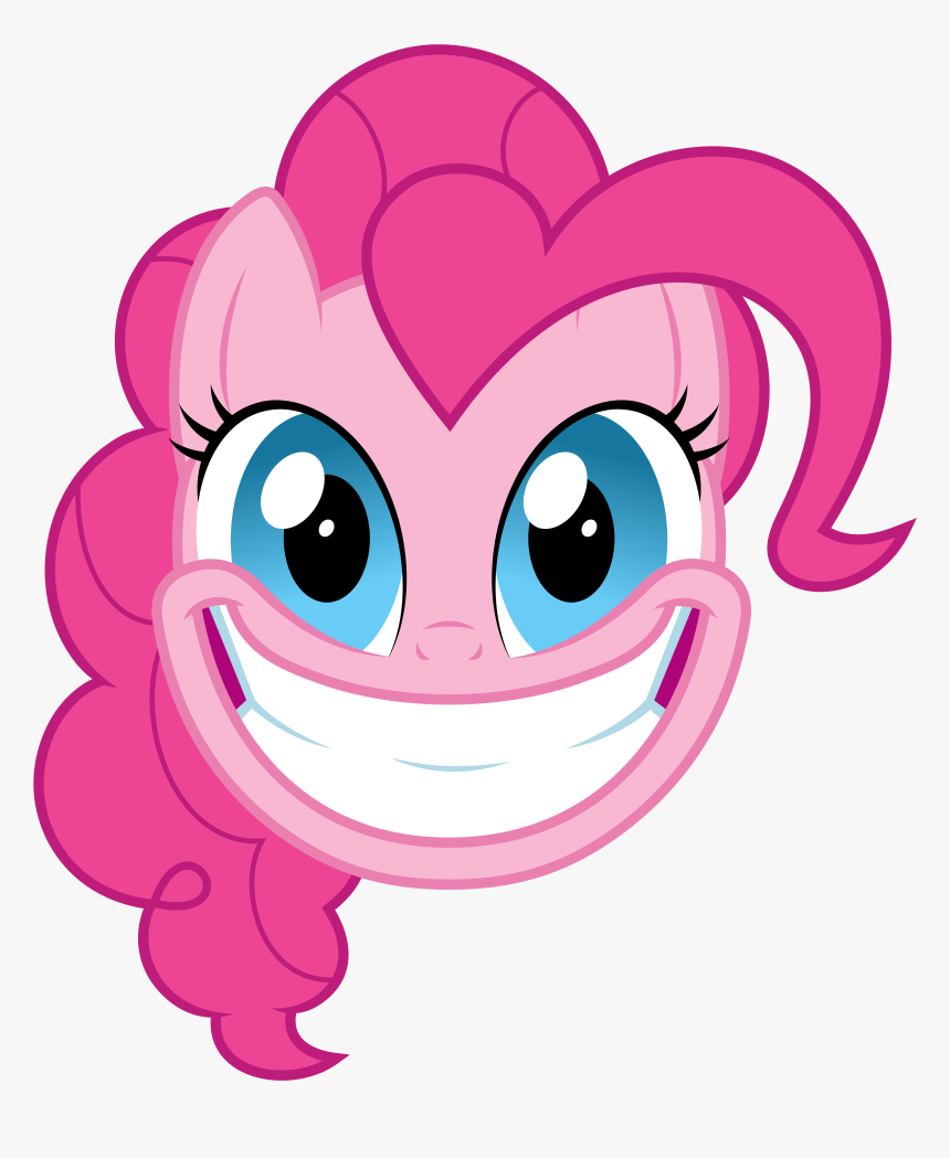 Pinkie Pie Pink Face Facial Expression Nose Cartoon - Pinkie Pie Png ...
