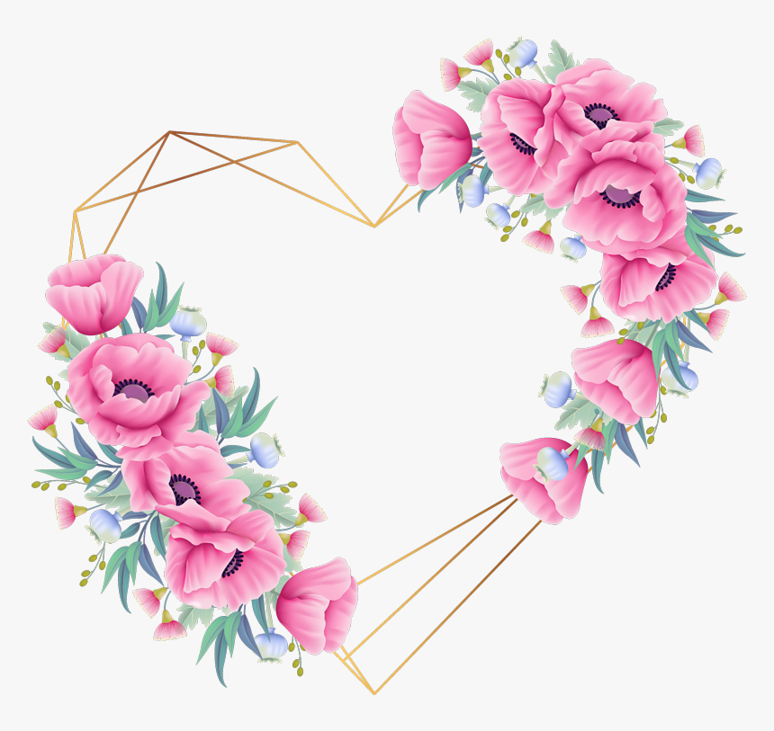 Pink Poppy Flower Wreath, HD Png Download , Transparent Png Image - PNGitem