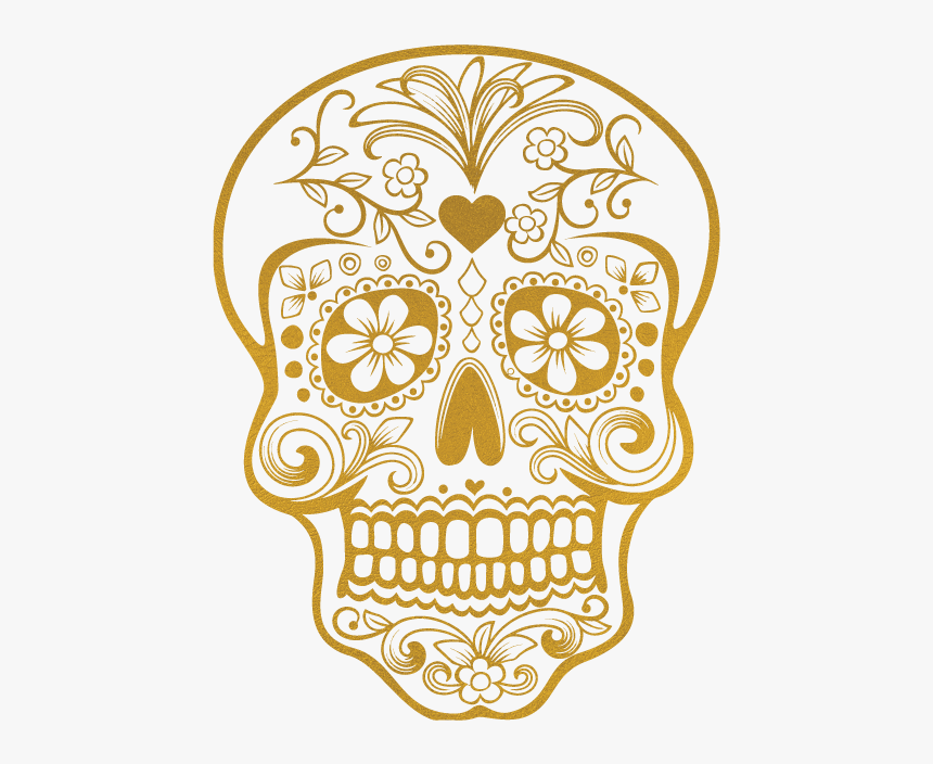 Candy Skull - Kromebody - Colored Sugar Skull Printable, HD Png ...