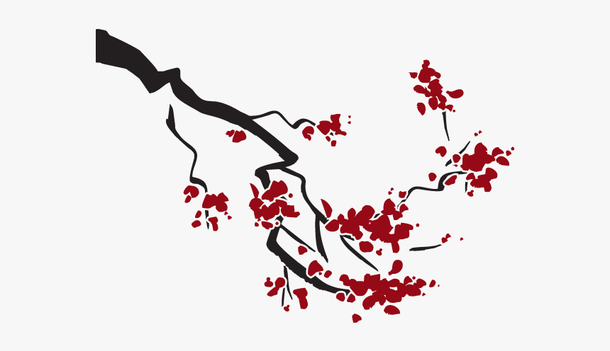 Sakura Tree Branch Vector, HD Png Download , Transparent Png Image ...