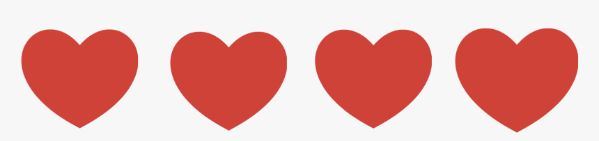 Hearts In A Row Clipart, HD Png Download , Transparent Png Image - PNGitem
