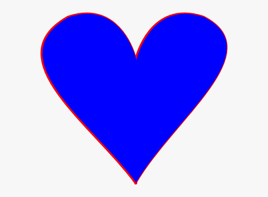 Blue Hearts Svg Clip Arts - Dark Blue Heart, HD Png Download ...