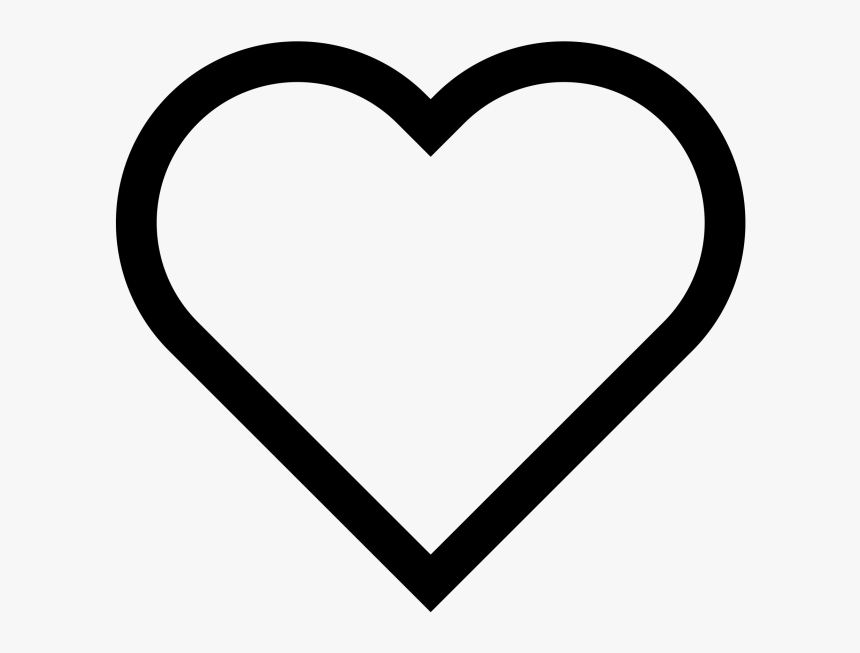 Heart Icon Png Image - Hollow Heart, Transparent Png , Transparent Png ...