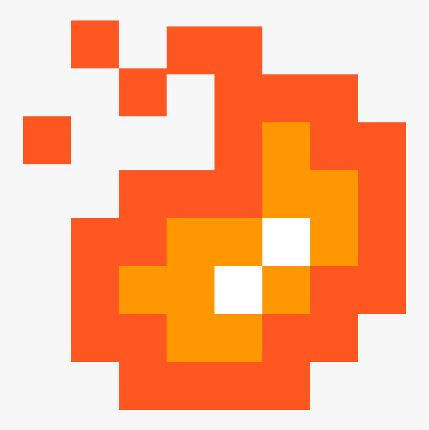 Pixel Bomb Png , Png Download - Retro Fireball, Transparent Png ...
