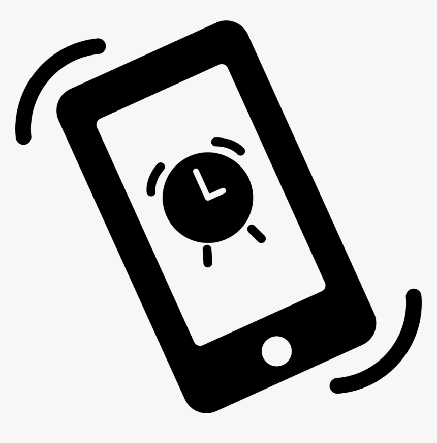 Phone Alarm - Cell Phone Alarm Clipart, HD Png Download , Transparent ...