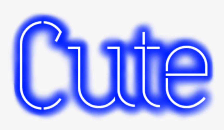 Kawaii Word Png - Electric Blue, Transparent Png , Transparent Png ...