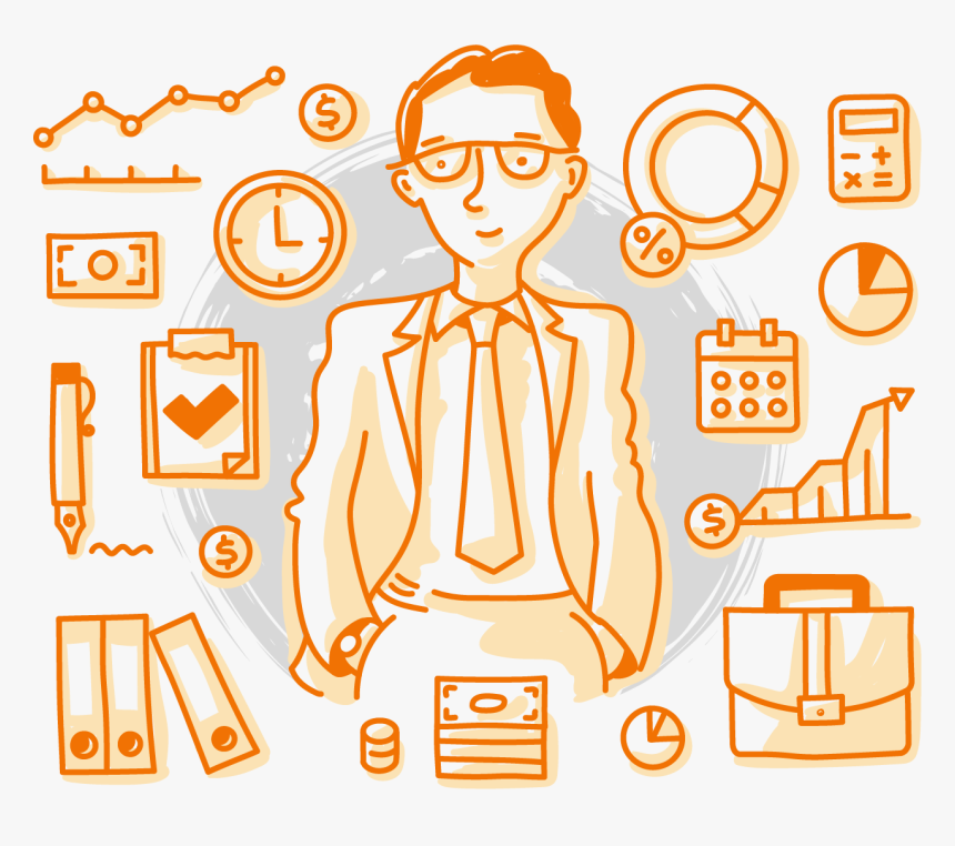 Manager Doodle, HD Png Download , Transparent Png Image - PNGitem