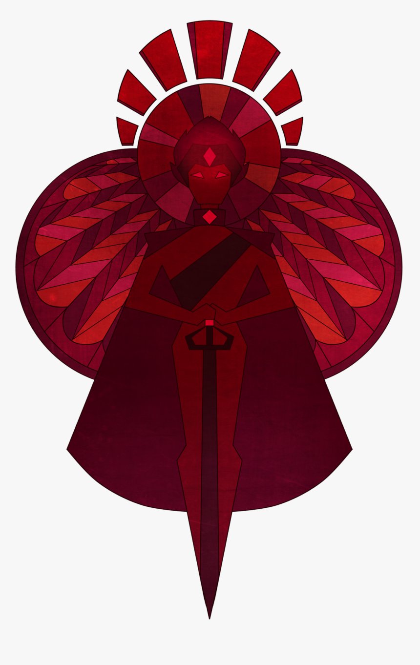 Steven Universe Red Diamond Mural, HD Png Download , Transparent Png ...