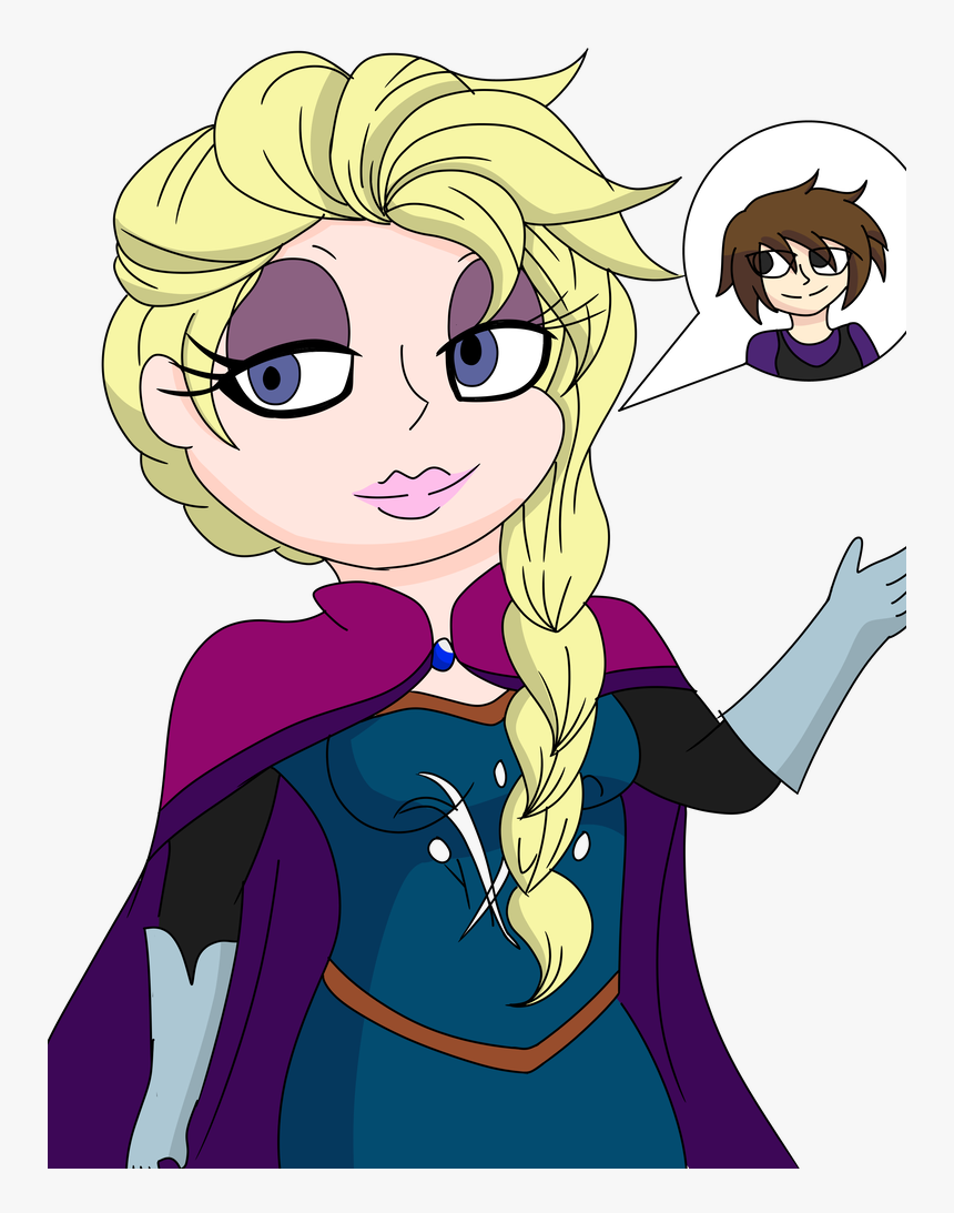 Collab Body Swap Elsa - Frozen Body Swap, HD Png Download , Transparent ...
