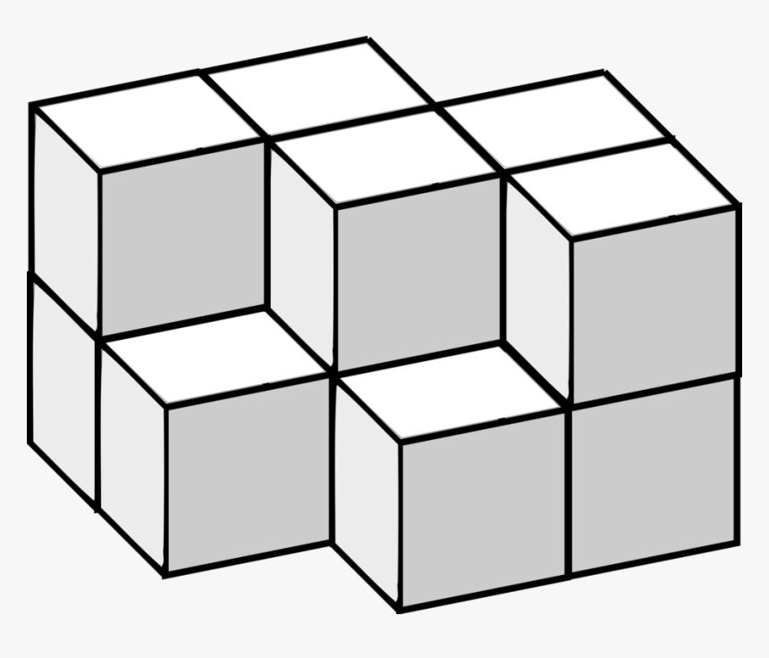 Cube Clipart Black And White