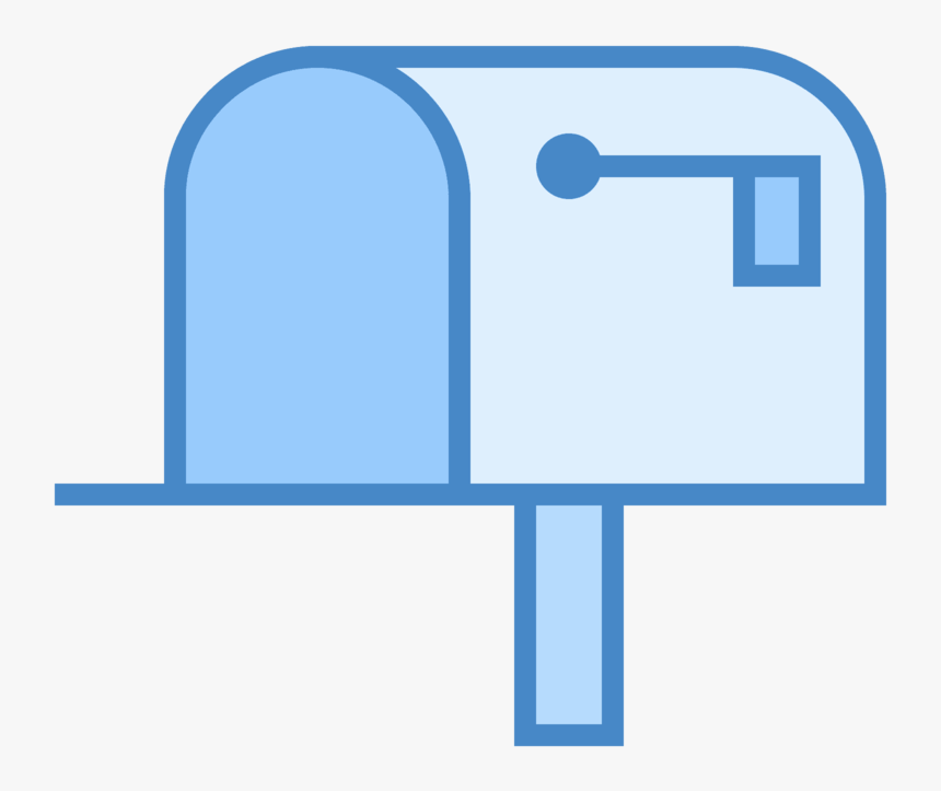 Mailbox - Blue Post Box Icon, HD Png Download , Transparent Png Image ...