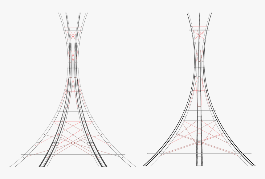 Paper Water Tower - Drawing, HD Png Download , Transparent Png Image ...