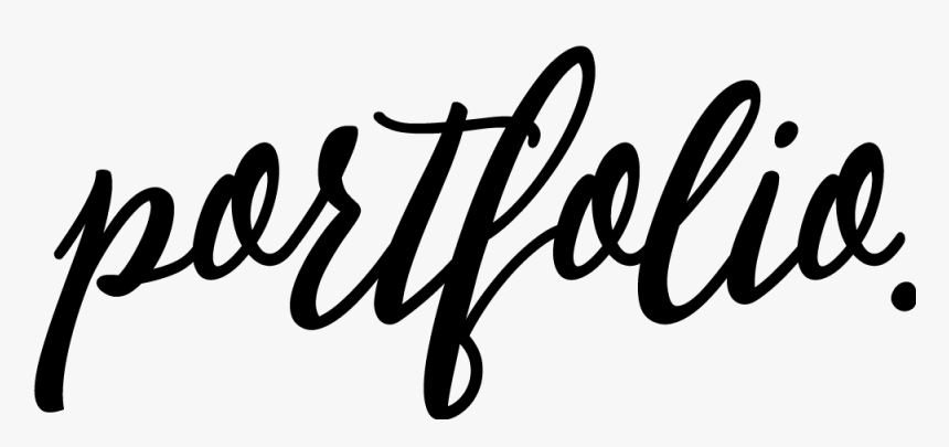 Portfolio - Calligraphy, HD Png Download , Transparent Png Image - PNGitem
