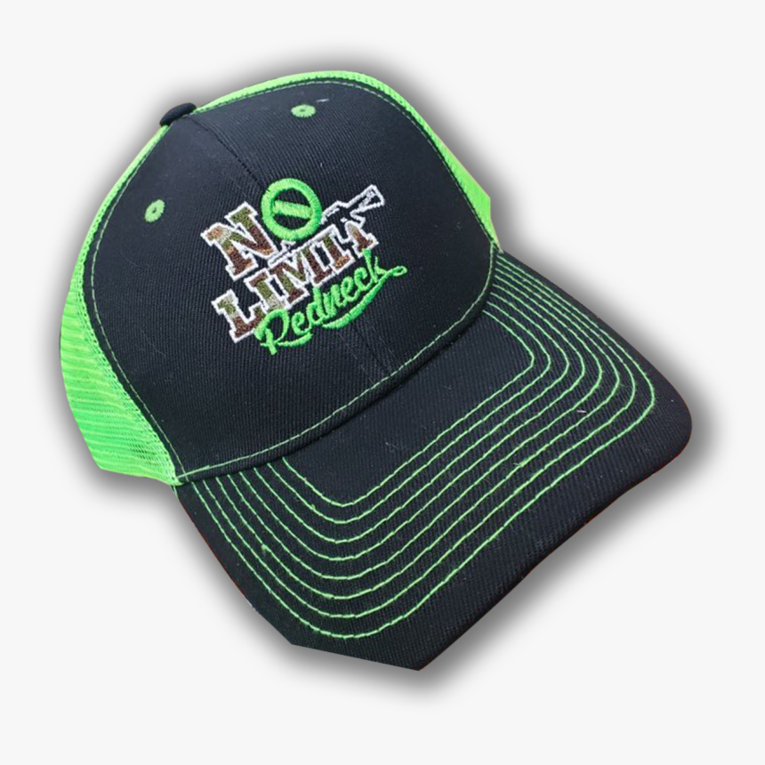 Cap No Limit Redneck Green Black - Baseball Cap, HD Png Download ...