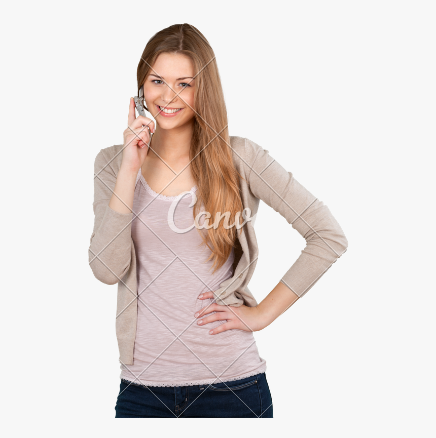 Transparent Person Talking Png - Girl, Png Download , Transparent Png ...