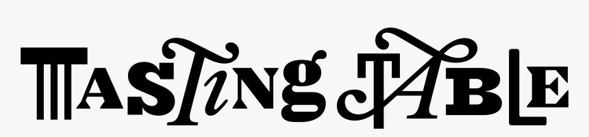 Tasting Table Logo - Calligraphy, HD Png Download , Transparent Png ...