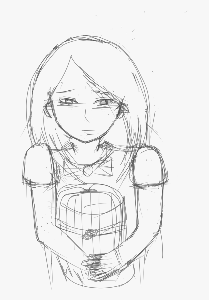 Sad Girl Sketch