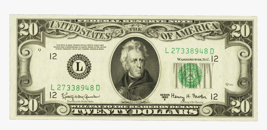 Twenty Dollar Bill Clipart