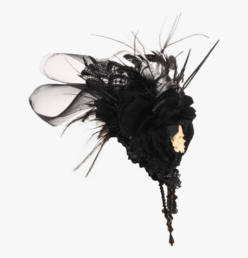 Steampunk Skull Headdress - Fascinator, HD Png Download , Transparent ...
