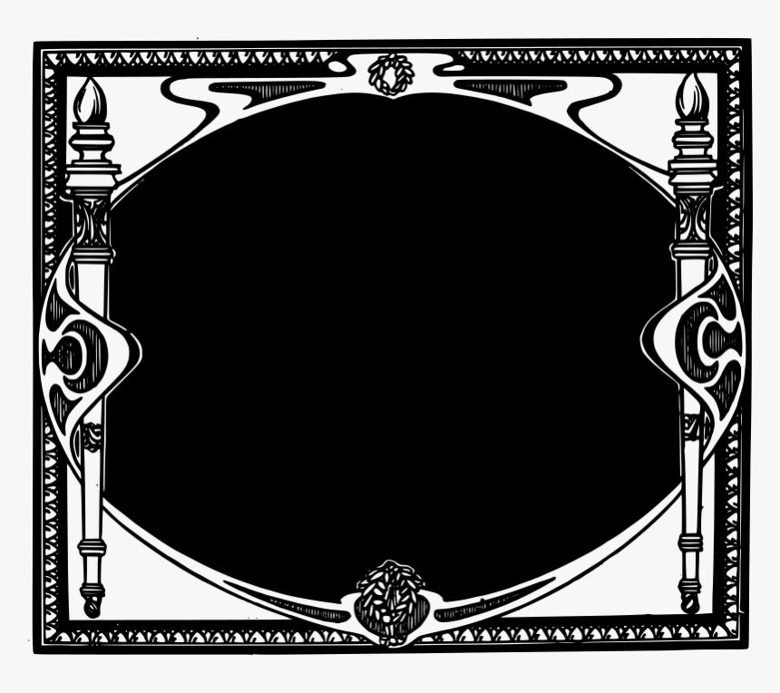 Torch Frame - Circle, HD Png Download , Transparent Png Image - PNGitem