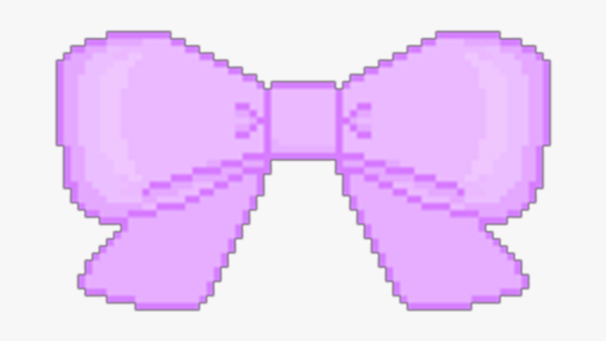 #pixel #bow #kawaii #purple - Pink Bow Transparent Pixel, HD Png ...