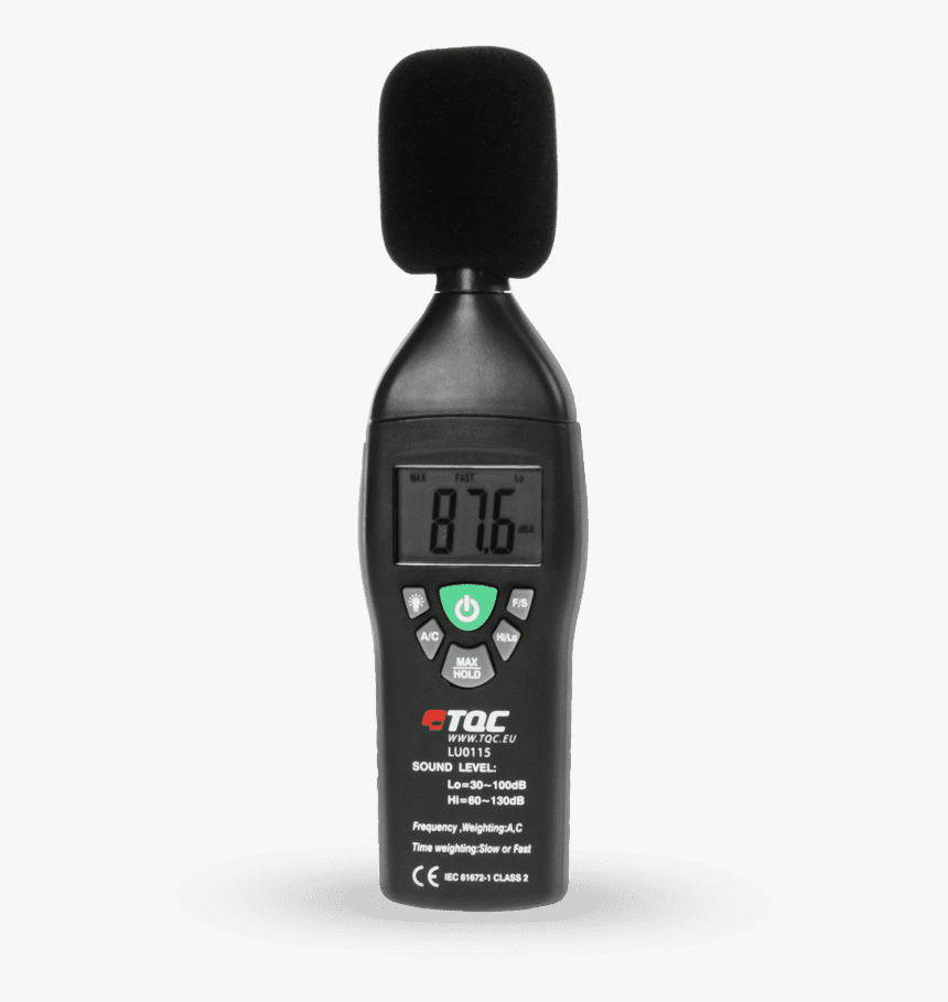 Digital Sound Level Meter - Sound Level Meter, HD Png Download ...