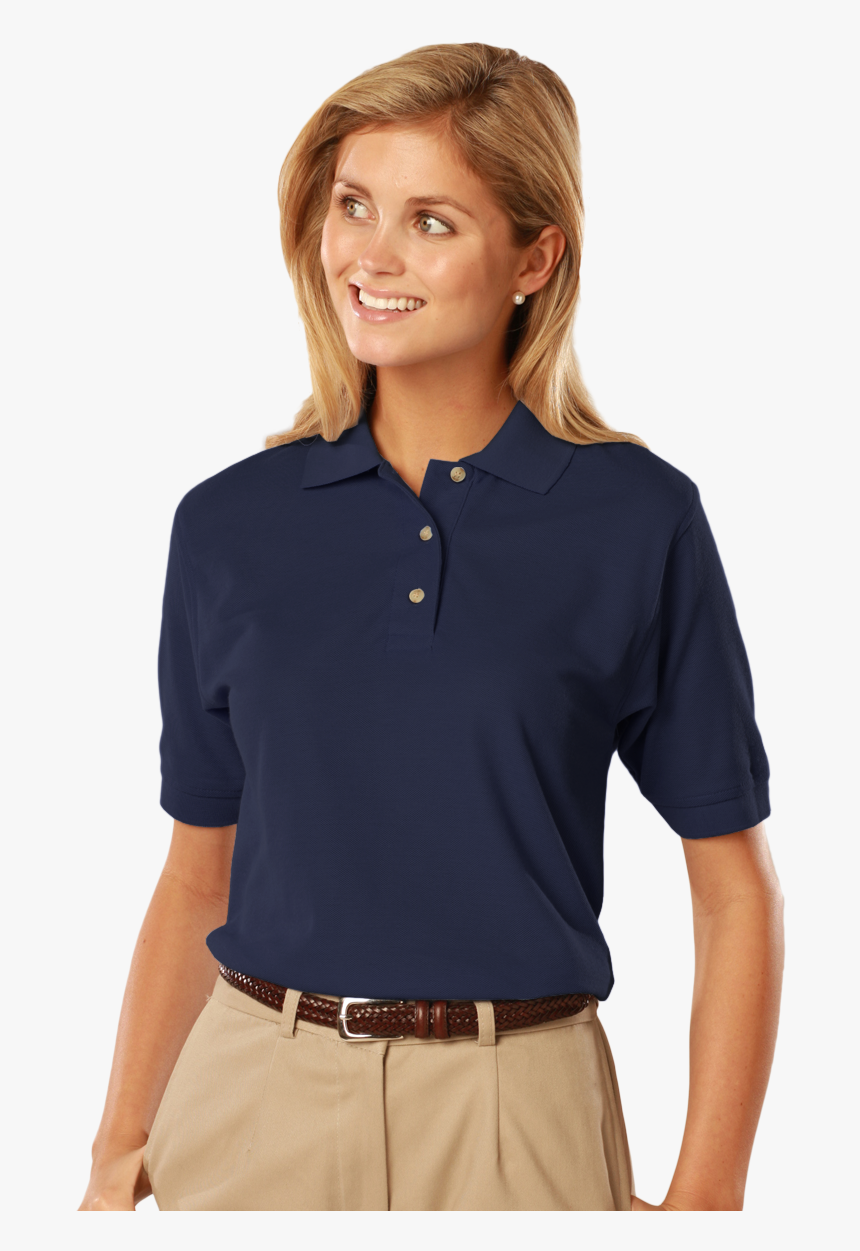 Blue Generation Women Polo Shirt, HD Png Download , Transparent Png ...