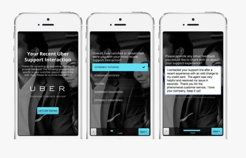 Uber Survey Email For Feedback - Iphone, HD Png Download , Transparent ...